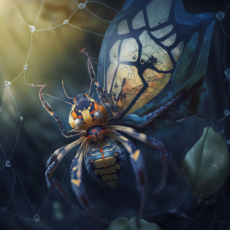 #Ai morphs a | spider into a butterfly – uhr